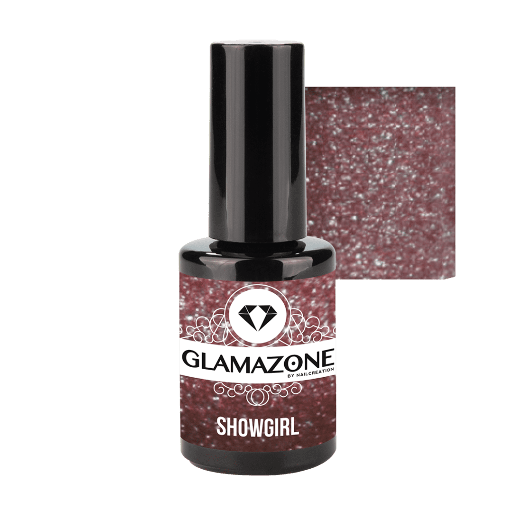 Purple Glitter Gel Polish Showgirl - Glamazone - Nail Creation